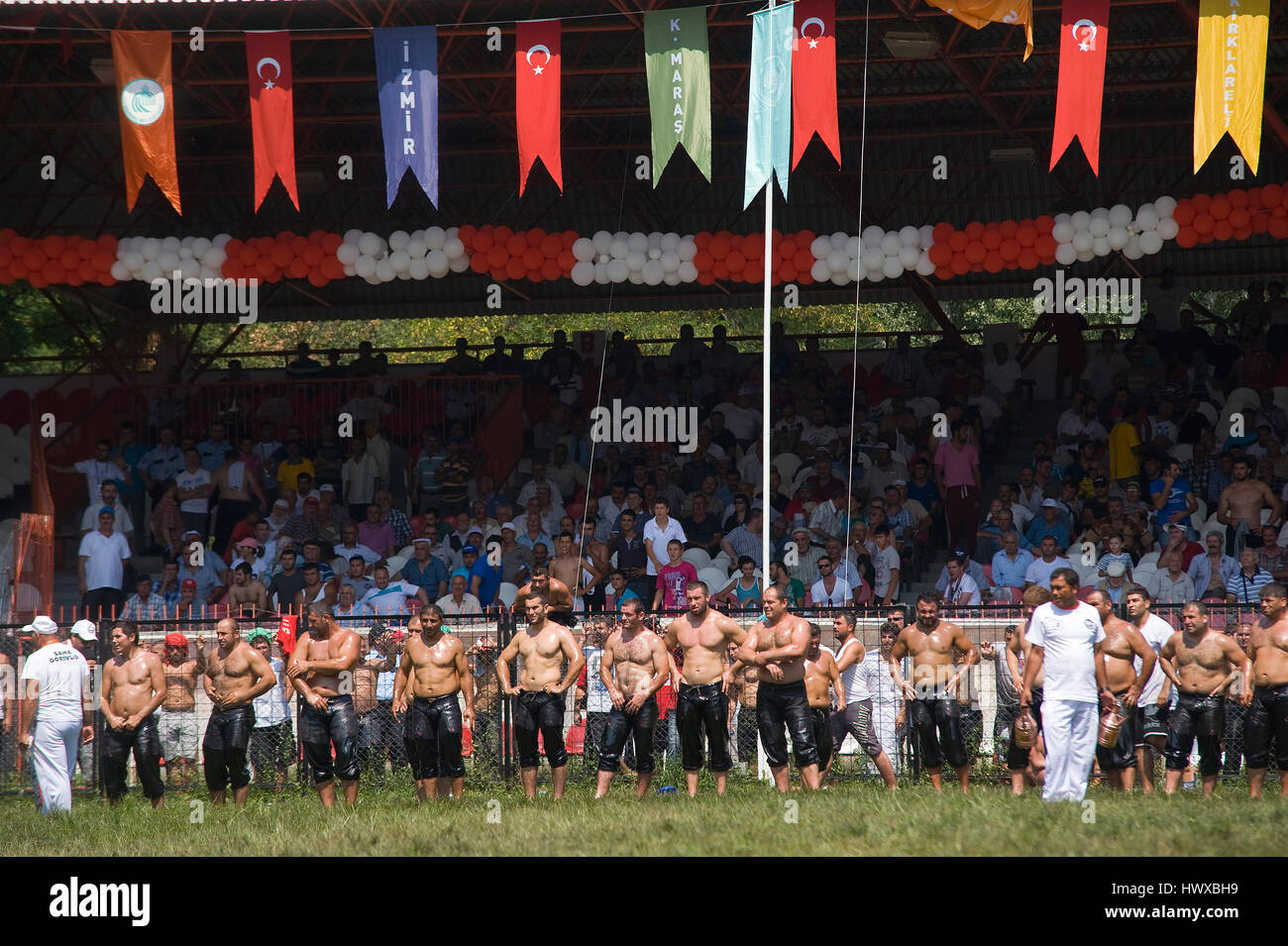 TURKEY, EDIRNE: Historical "Kirkpinar Oil Wrestling" is the world's ...
