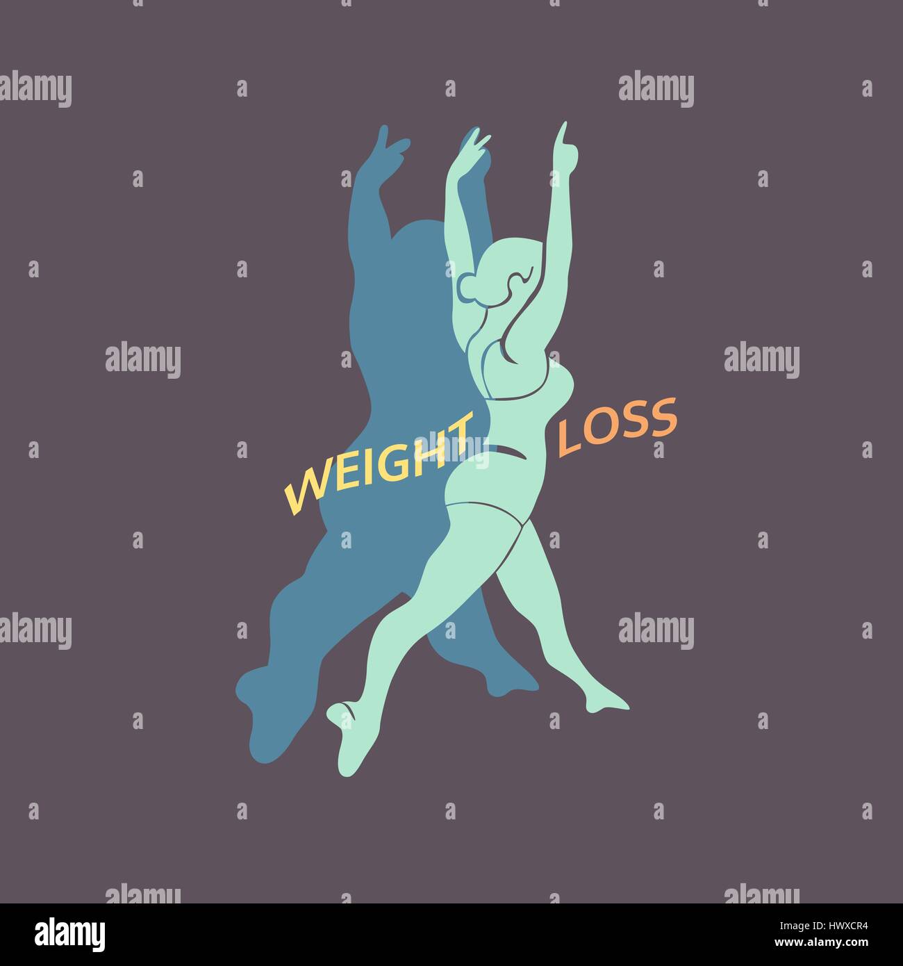 Weight loss icon Stock Vector Image & Art - Alamy