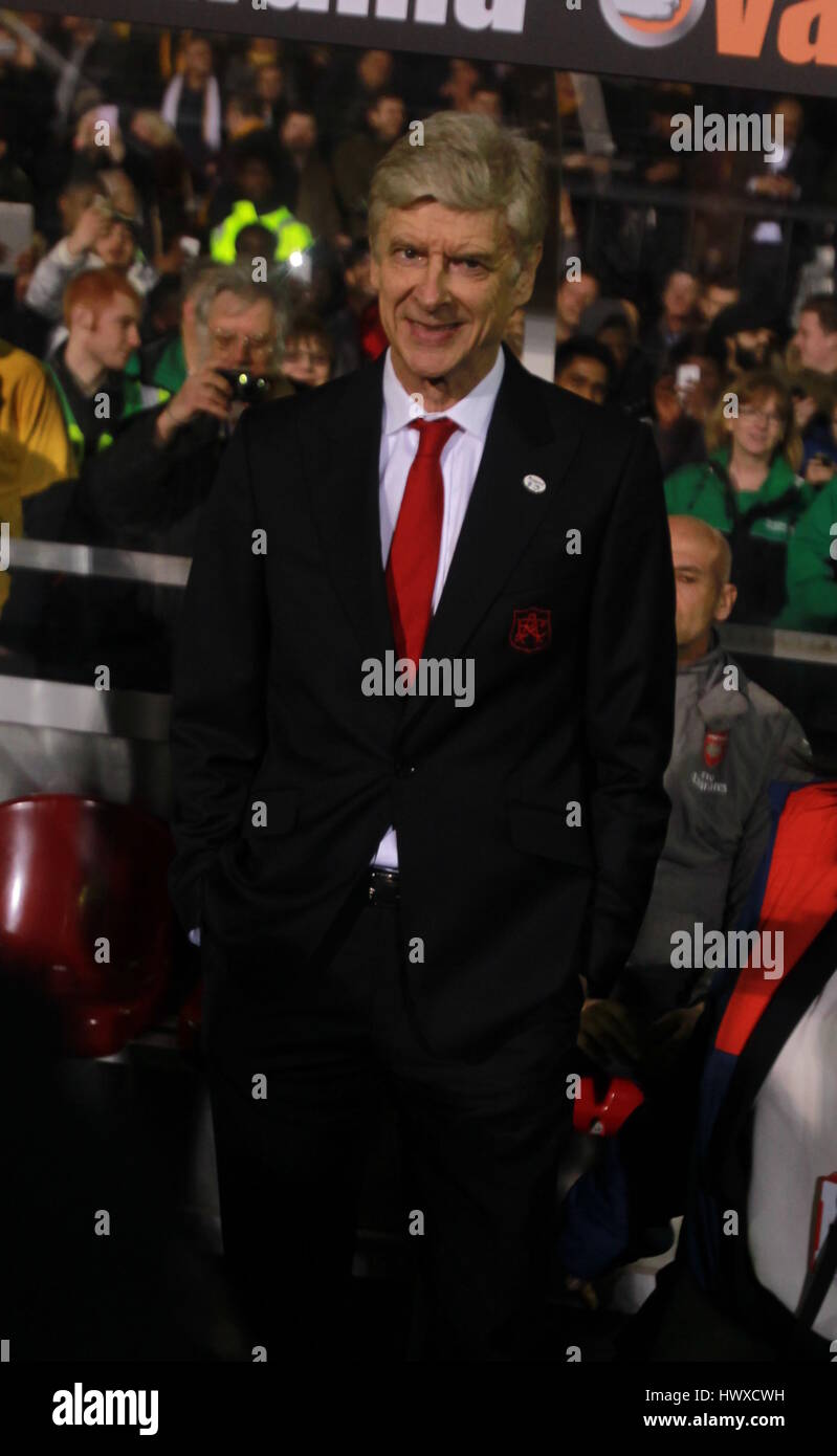 Sutton United v Arsenal - FA Cup match at Borough Sports Ground ...