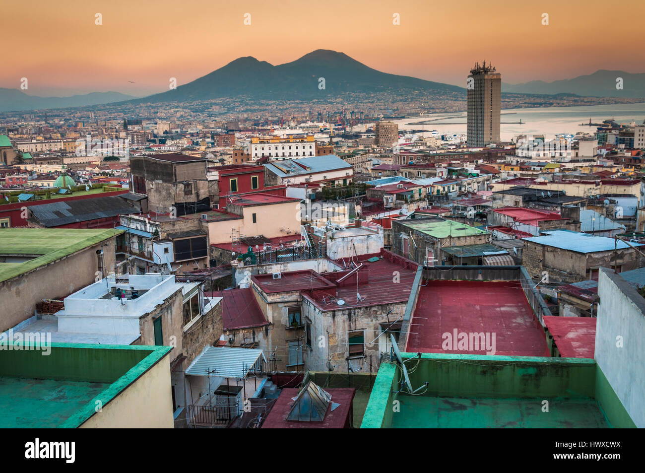 Rooftops of naples hi-res stock photography and images - Alamy