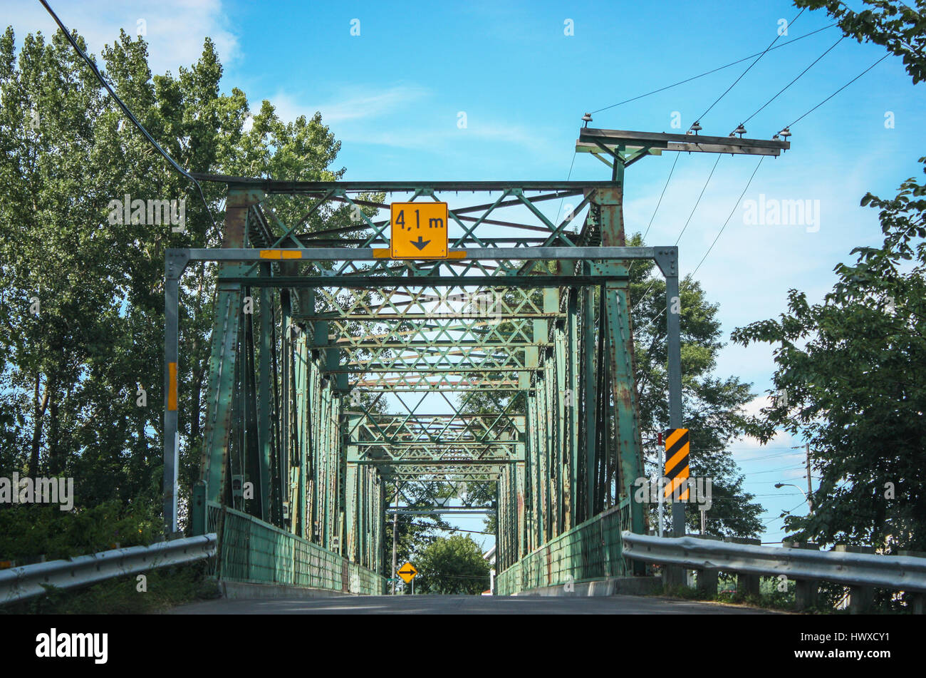 old metal bridge Stock Photo - Alamy