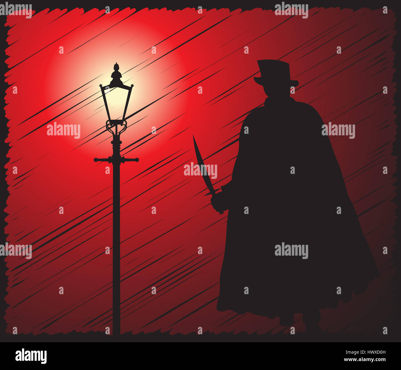 Jack ripper silhouette hi-res stock photography and images - Alamy