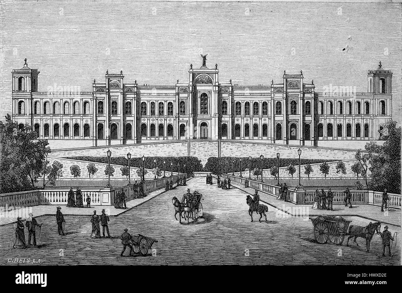 Woodcuts reproduction Black and White Stock Photos & Images - Alamy