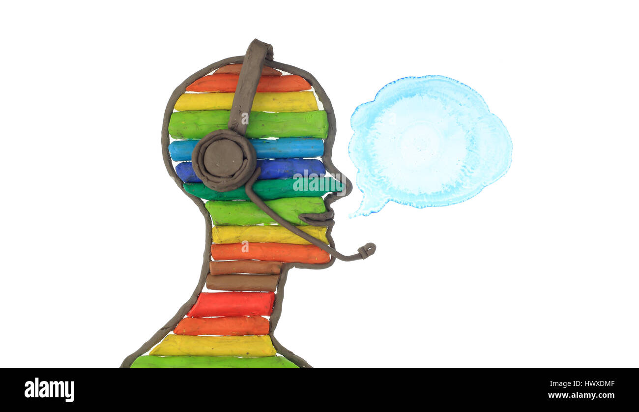 Call center man design hi-res stock photography and images - Alamy