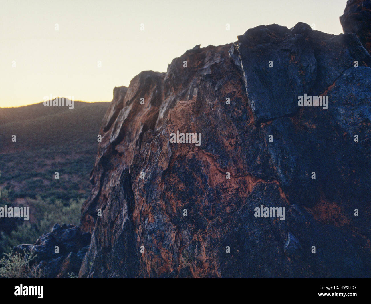 Wilgie Mia ancient ochre mine Murchison District Western Australia ...