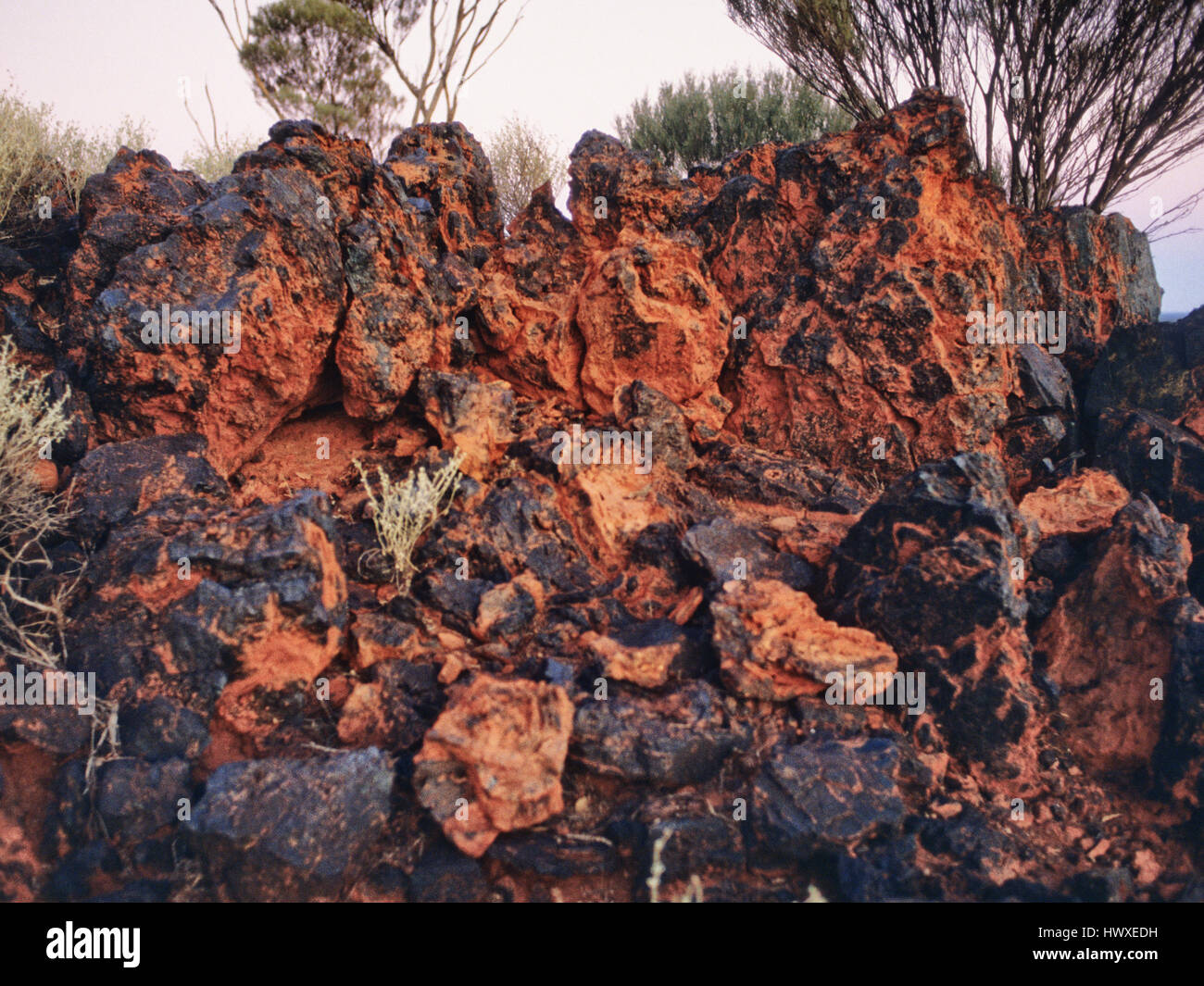 Wilgie Mia ancient ochre mine Murchison District Western Australia ...