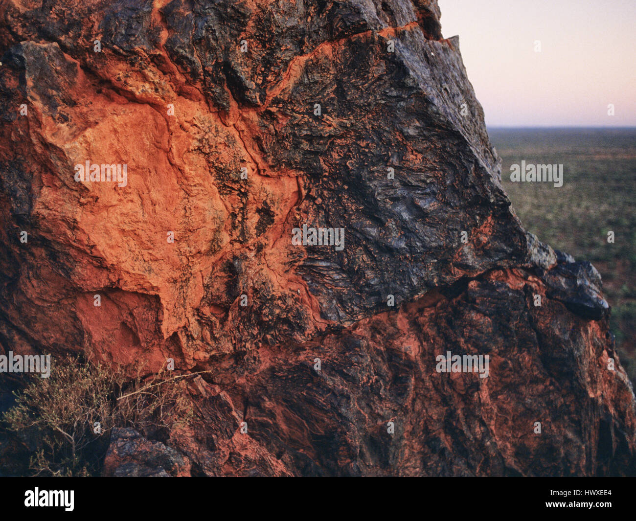 Wilgie Mia ancient ochre mine Murchison District Western Australia ...
