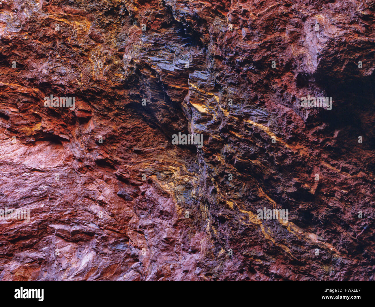 Wilgie Mia ancient ochre mine Murchison District Western Australia ...