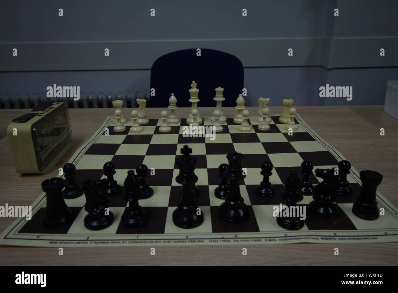 Friendly games at a local chess club Stock Photo - Alamy