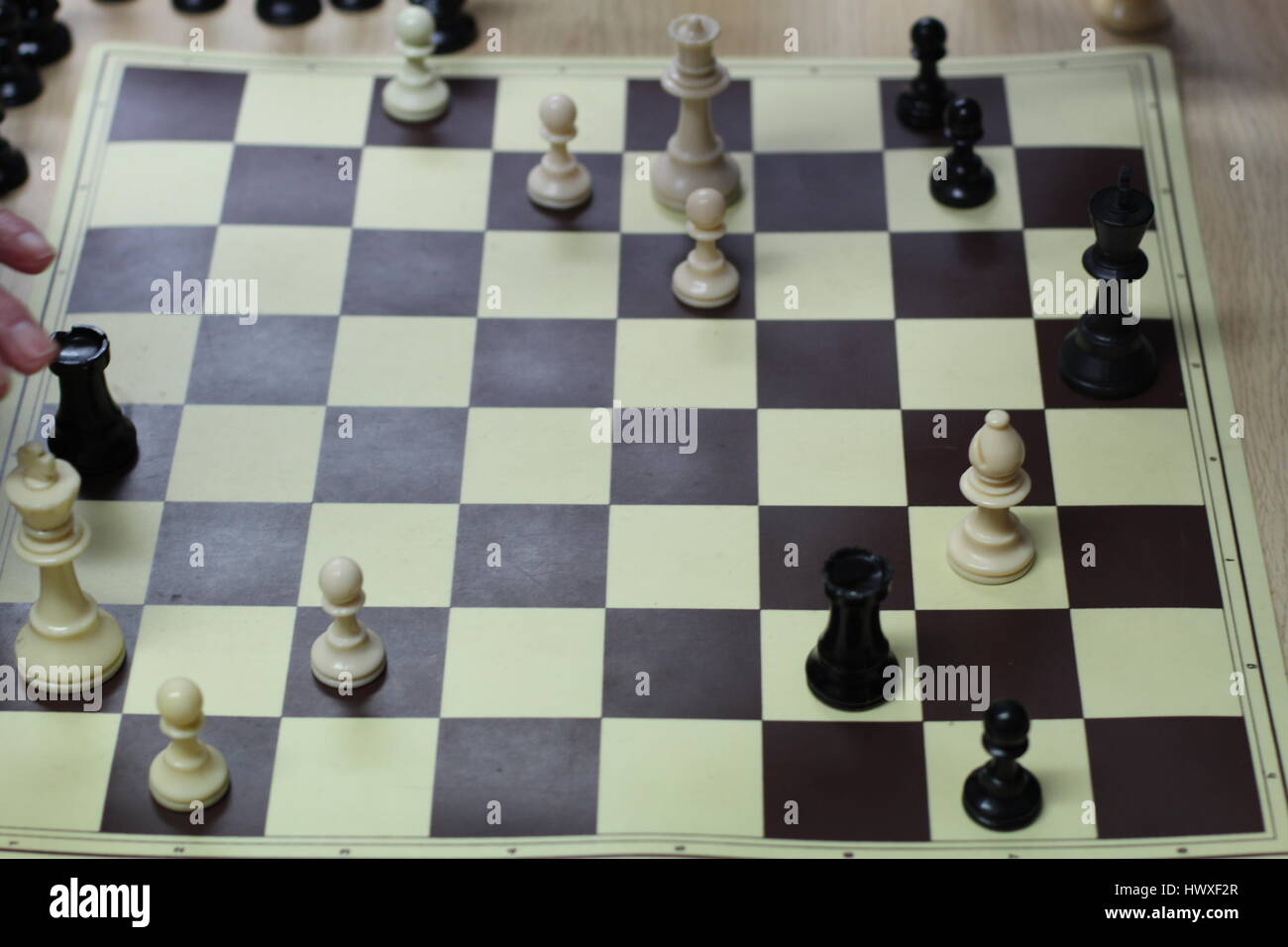 Friendly games at a local chess club Stock Photo - Alamy