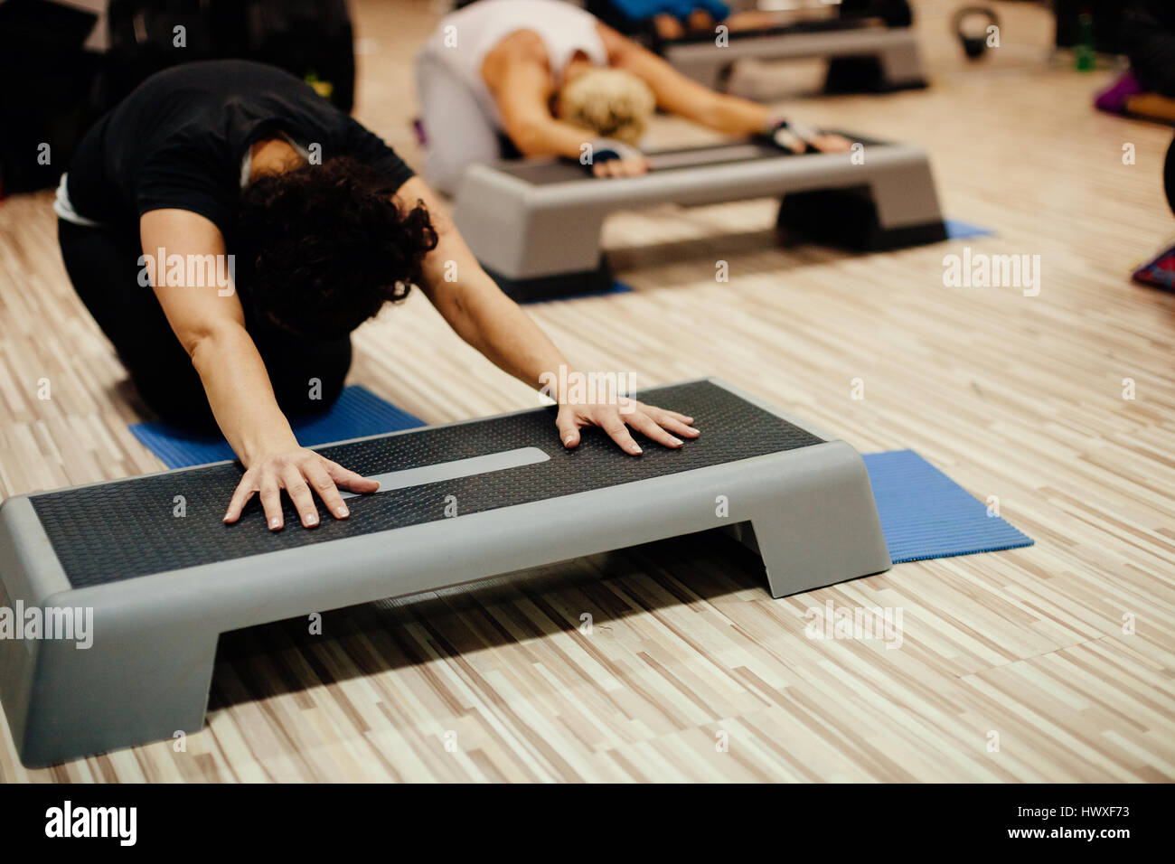 Body pump class gym hi-res stock photography and images - Alamy