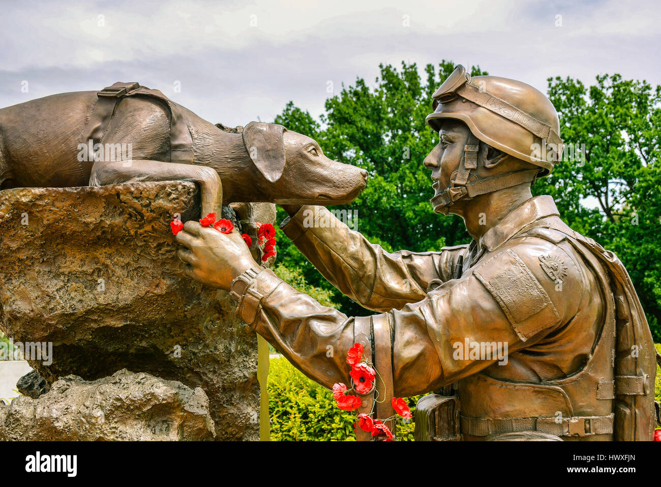 Canberra, Australia - Jan. 25, 2017: Sculpture commemorating the vital ...