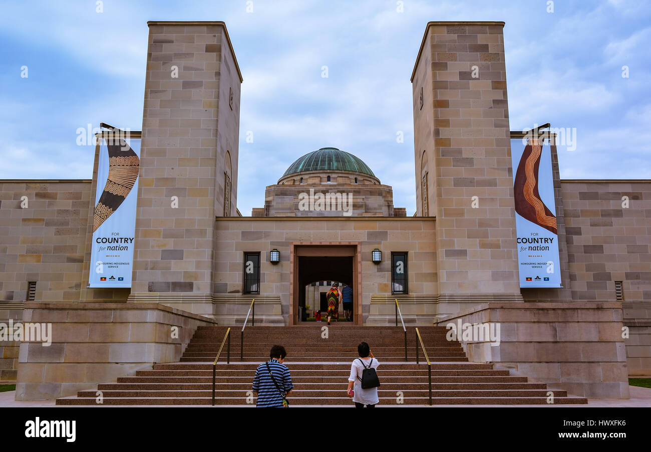 Entrance to the Australian War Memorial - Canberra, Australia Stock Photo - Alamy