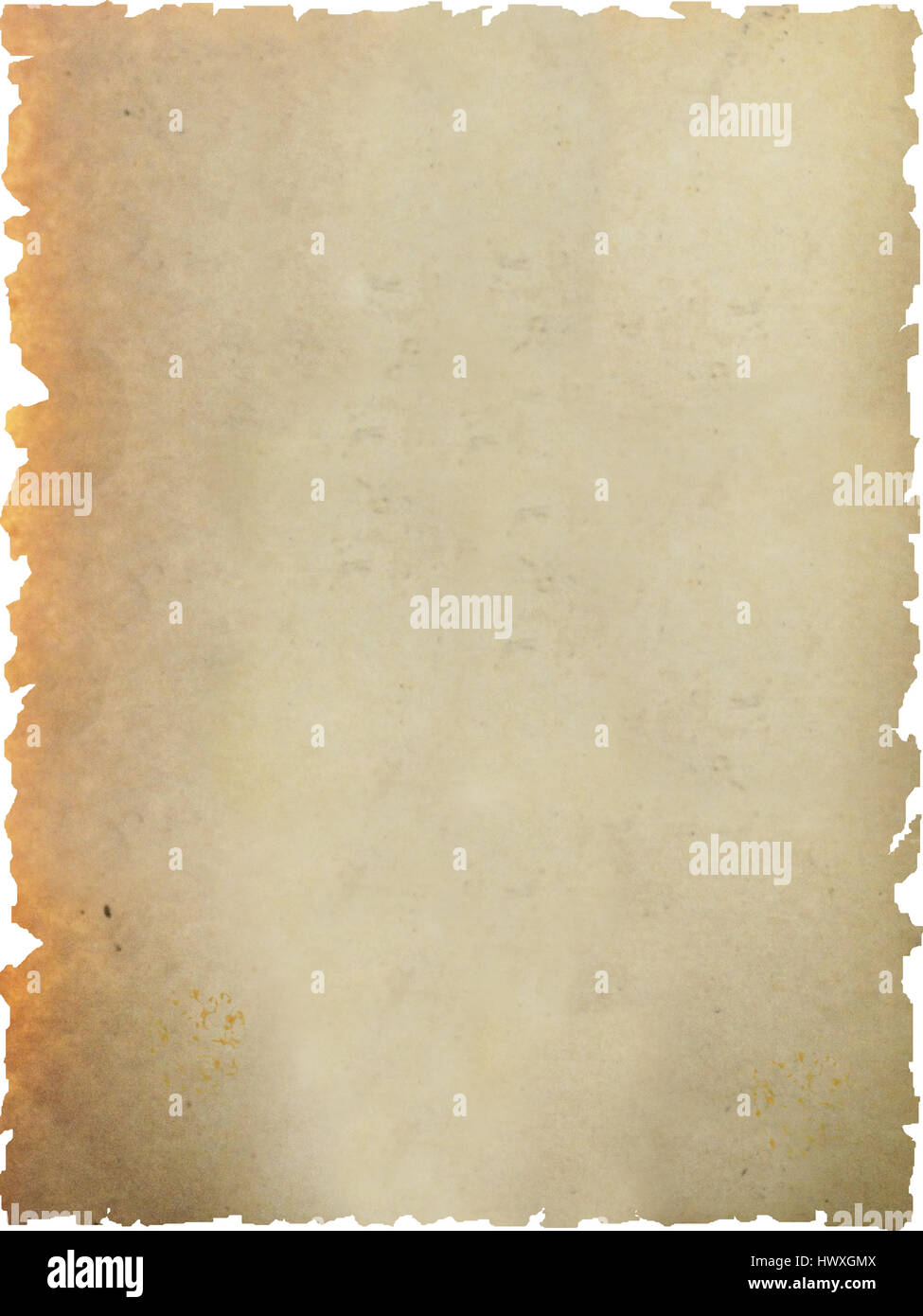 illustration of ancient paper texture isolated over white background ...