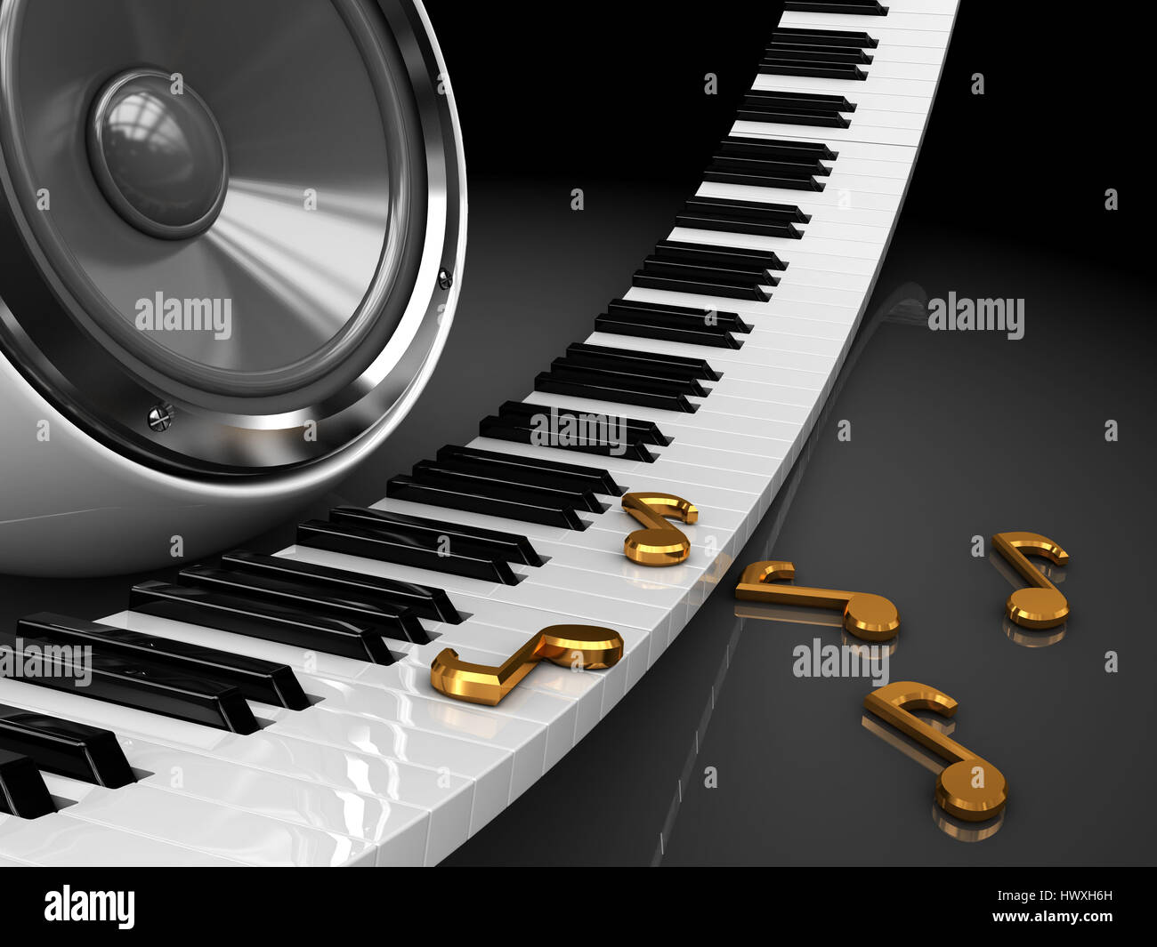 Piano Keys Abstract