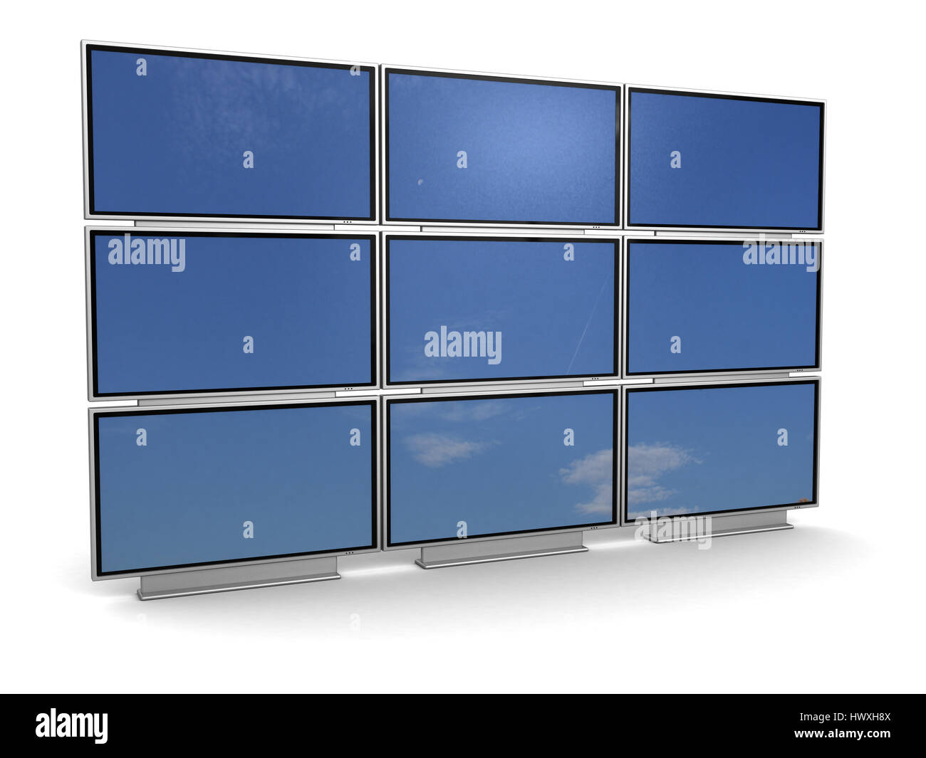 Modern tv stack Cut Out Stock Images & Pictures - Alamy