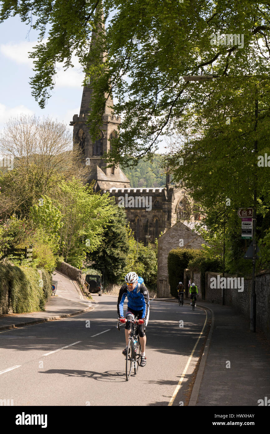 Peak District village of Bakewell Derbyshire England Stock Photo - Alamy