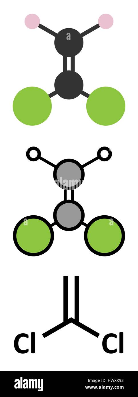1,1-dichloroethene (DCE) polyvinylidine chloride (PVDC) building block ...
