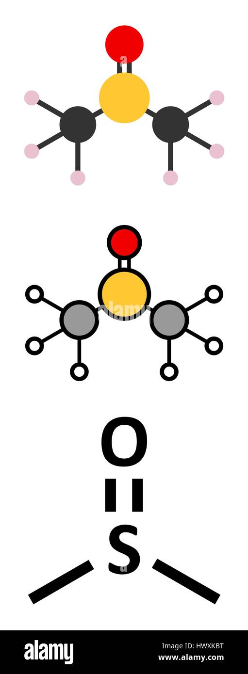 Dimethylsulfoxide dmso molecule chemical structure Stock Vector Images ...