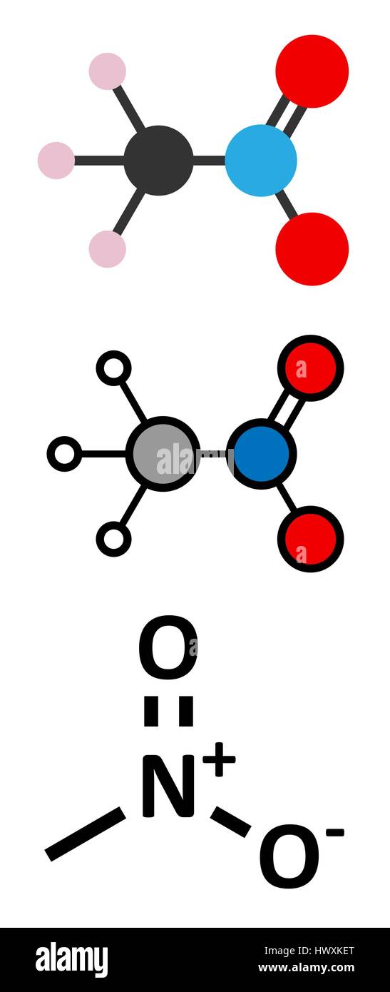 Nitromethane molecule hi-res stock photography and images - Alamy