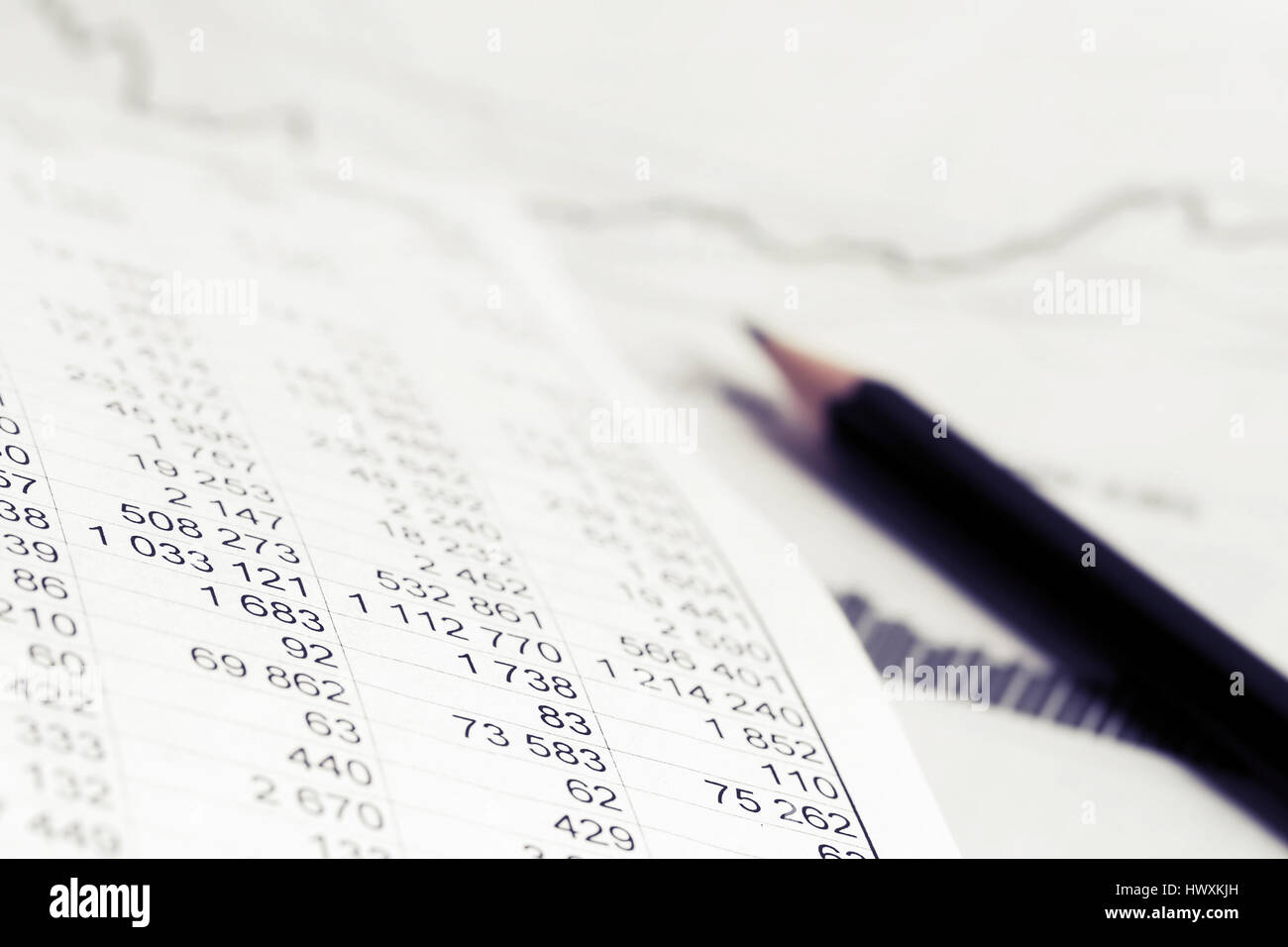 Financial accounting graphs and charts analysis Stock Photo - Alamy