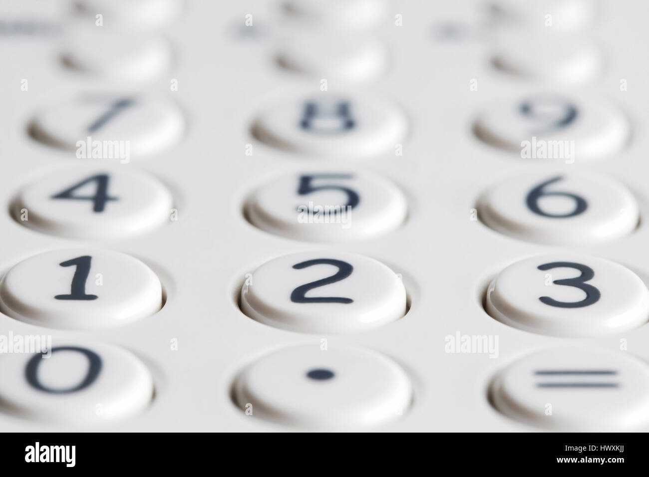 Closeup of calculator keypad Stock Photo - Alamy
