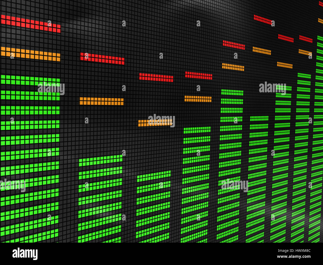 abstract 3d illustration of audio spectrum background Stock Photo - Alamy