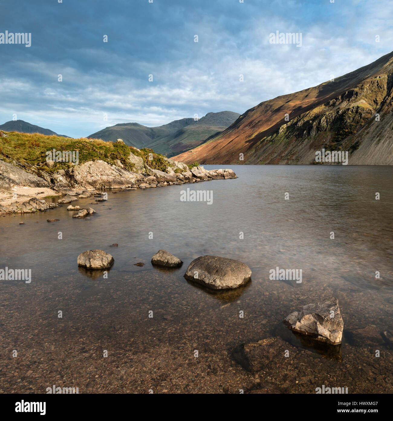 Stunning landscape image of mountains around Wast Water in Lake ...