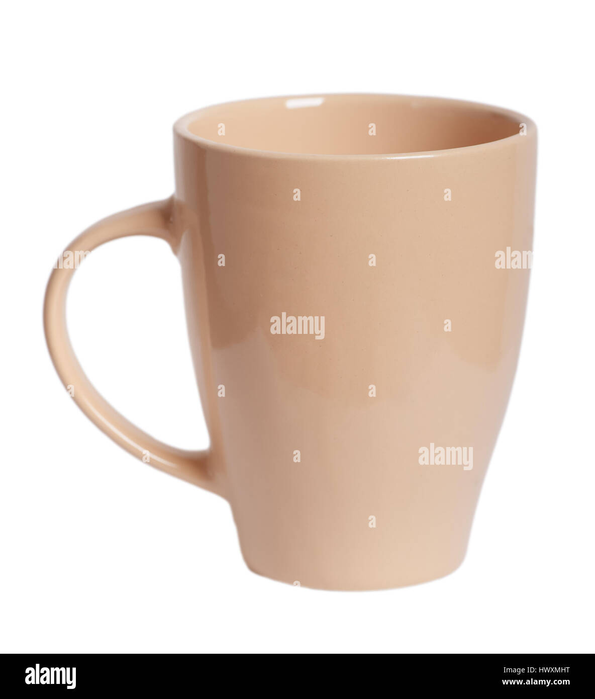 Tea cup isolated on white background Stock Photo - Alamy