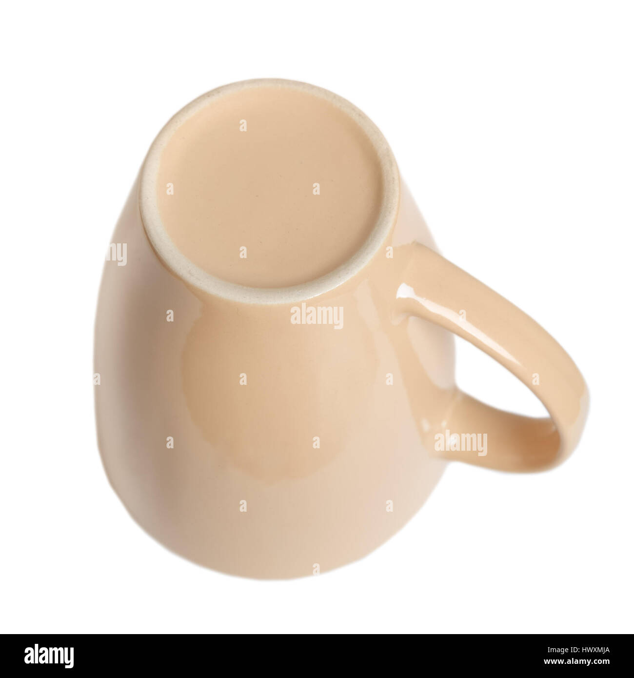 Tea cup isolated on white background Stock Photo - Alamy
