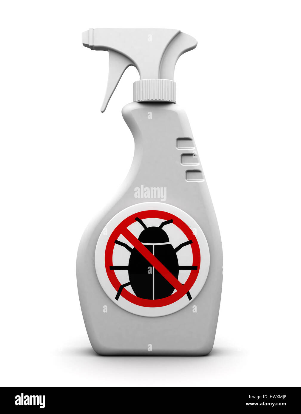 3d illustration of bug spray in plastic bottle Stock Photo - Alamy