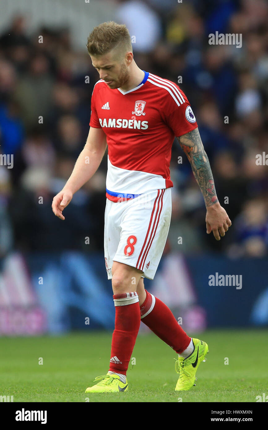 Middlesbrough's Adam Clayton Stock Photo - Alamy