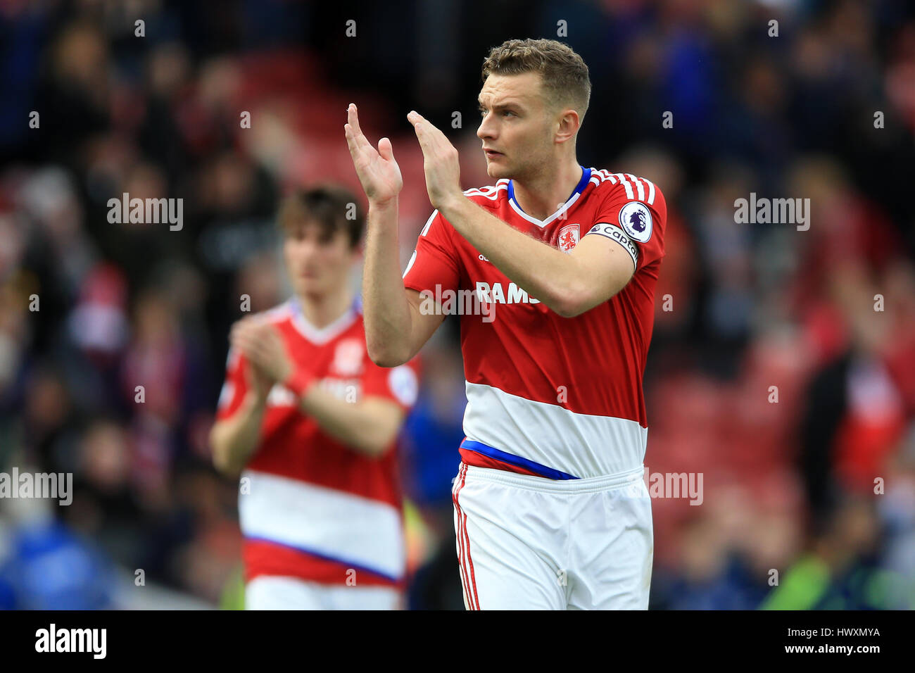 Middlesbrough's Adam Clayton Stock Photo - Alamy