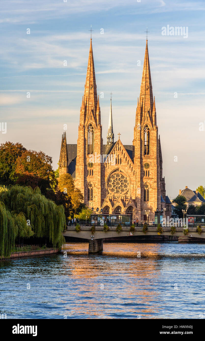 St Paul's church in Strasbourg - Alsace, France Stock Photo - Alamy
