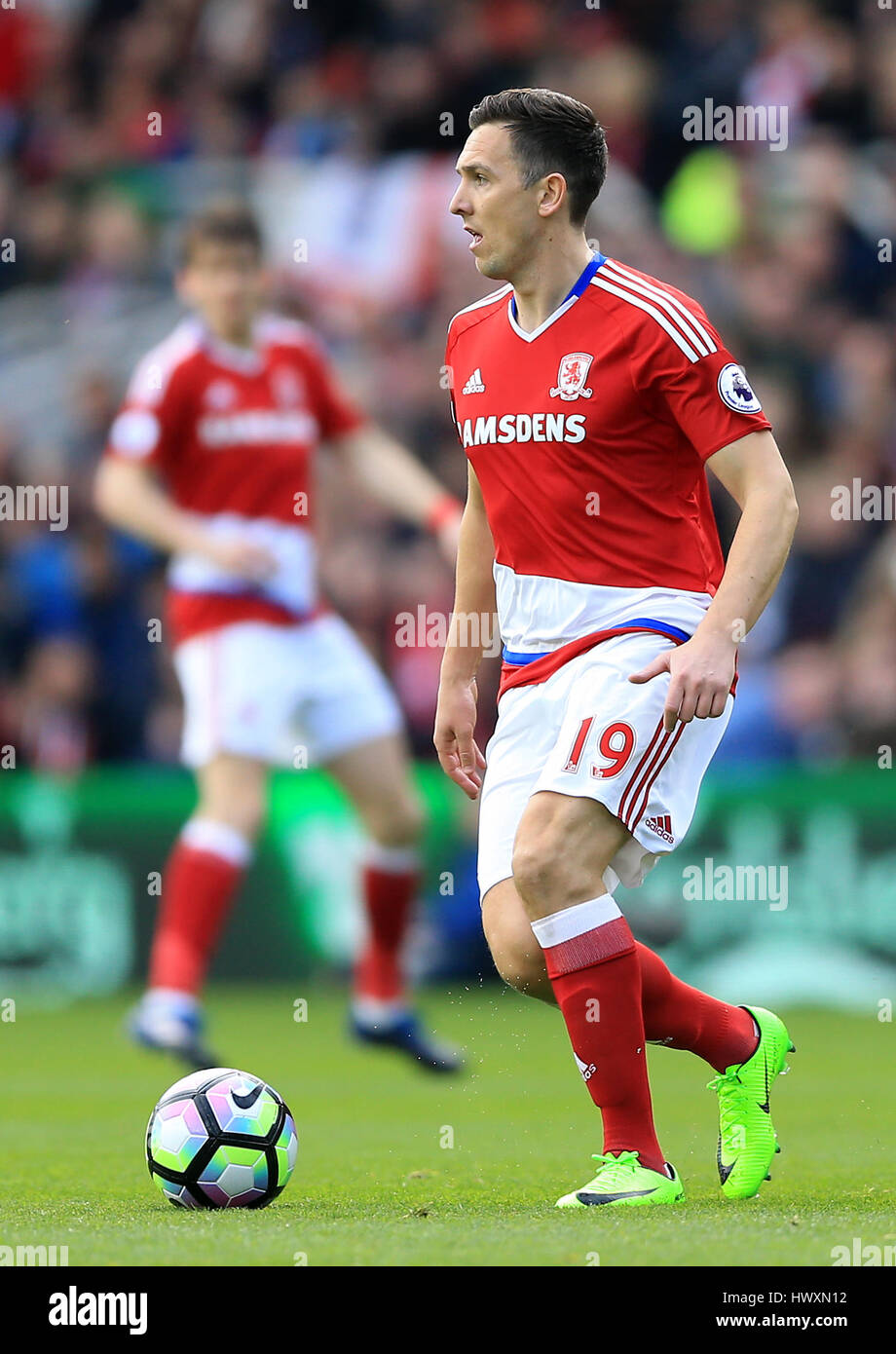 Middlesbrough's Stewart Downing Stock Photo - Alamy