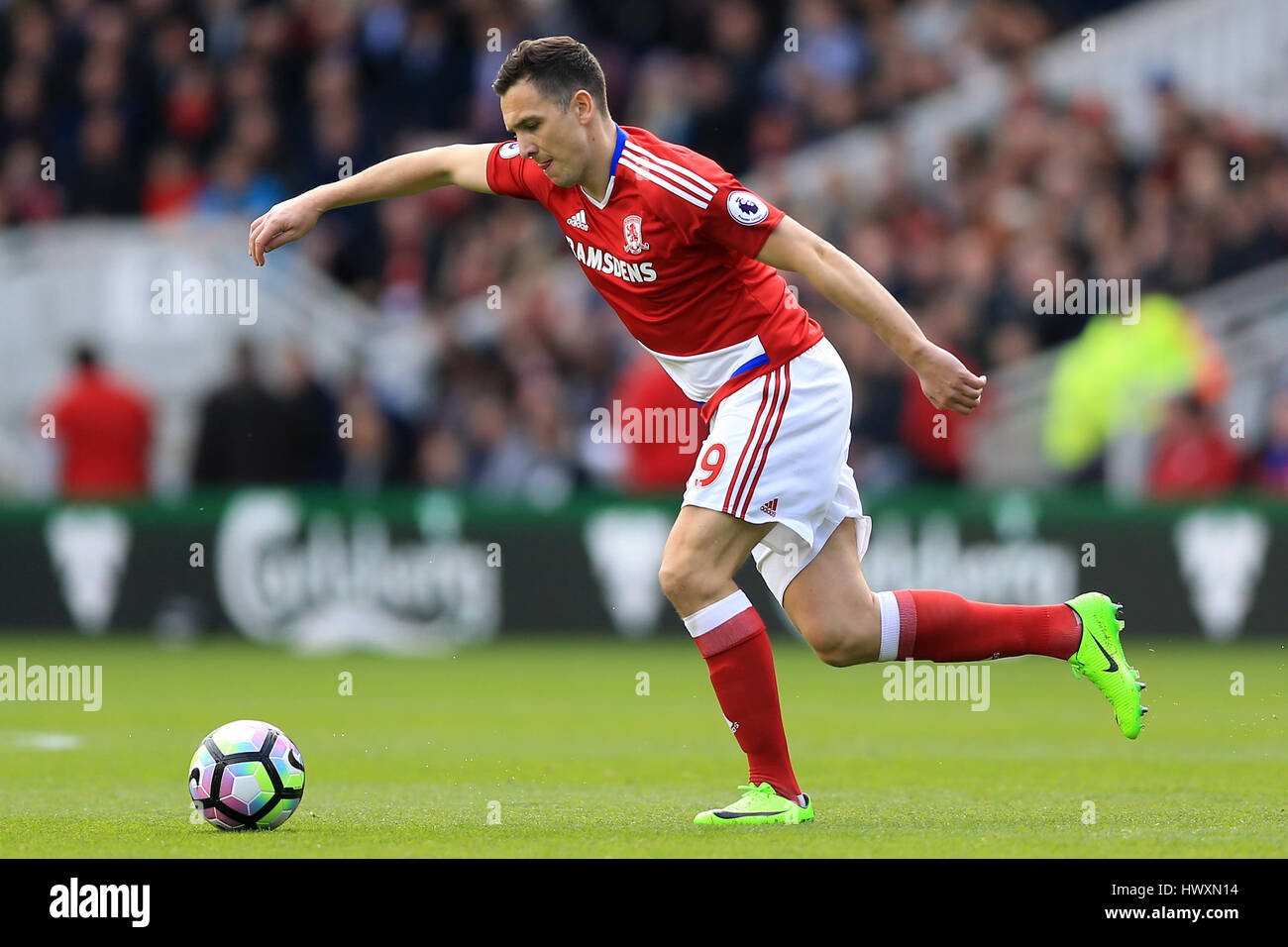 Middlesbrough's Stewart Downing Stock Photo - Alamy