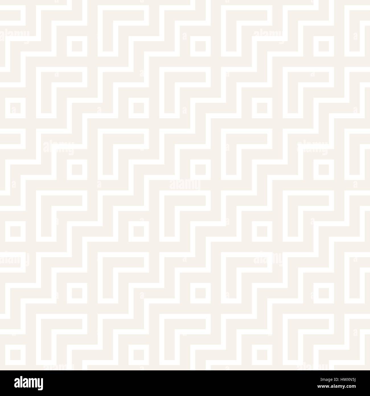Maze Tangled Lines Contemporary Graphic. Abstract Geometric Background Design. Vector Seamless ...