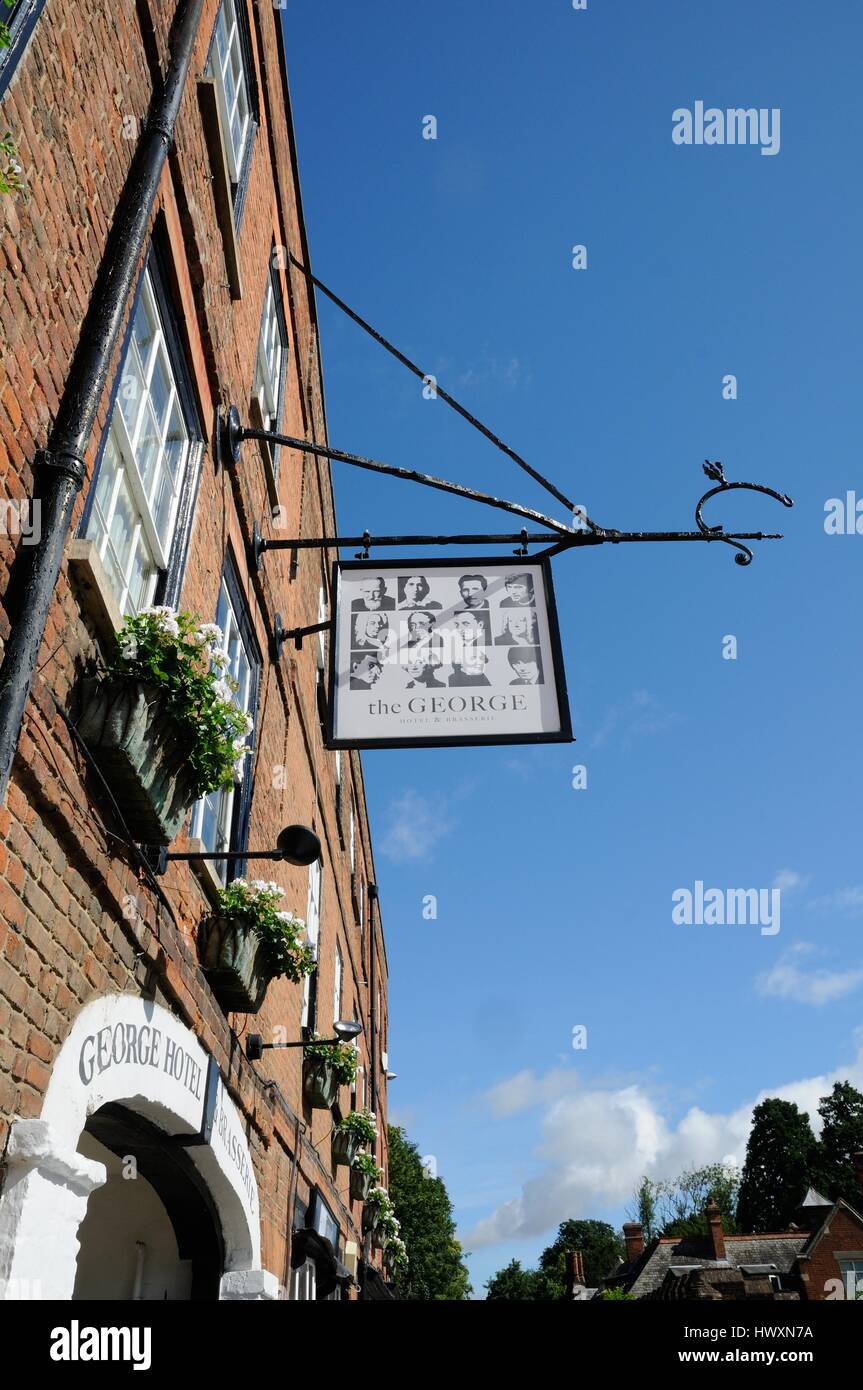 The George Hotel, Buckden, Cambridgeshire, was famous in coaching days ...