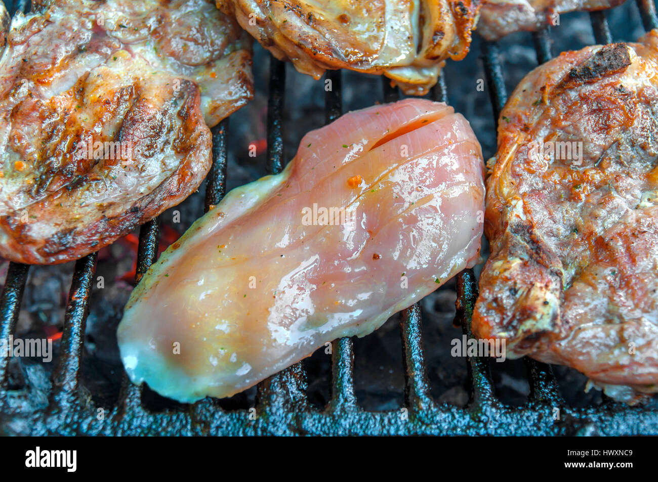 Meet bbq hi-res stock photography and images - Alamy