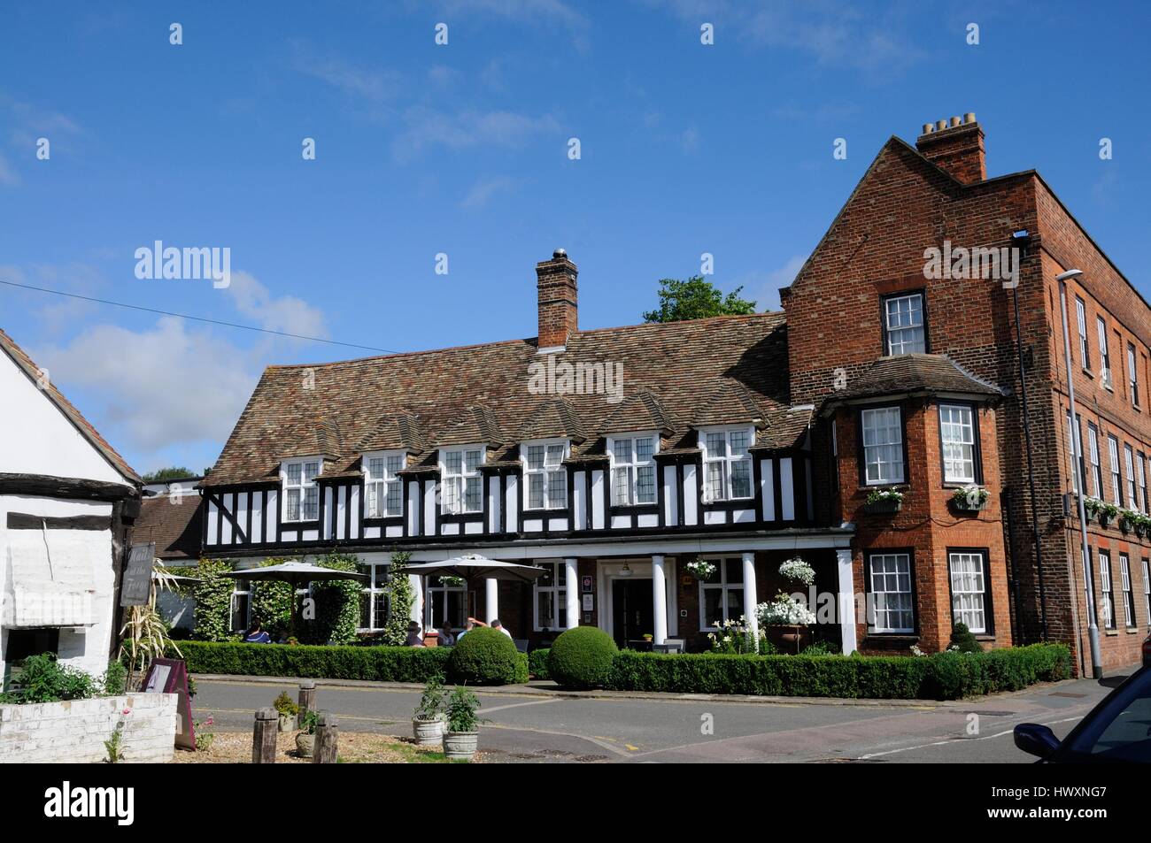 The George Hotel, Buckden, Cambridgeshire, was famous in coaching days ...