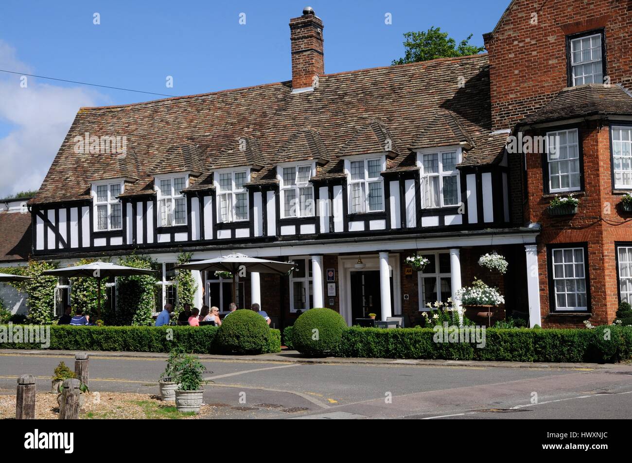 The George Hotel, Buckden, Cambridgeshire, was famous in coaching days ...