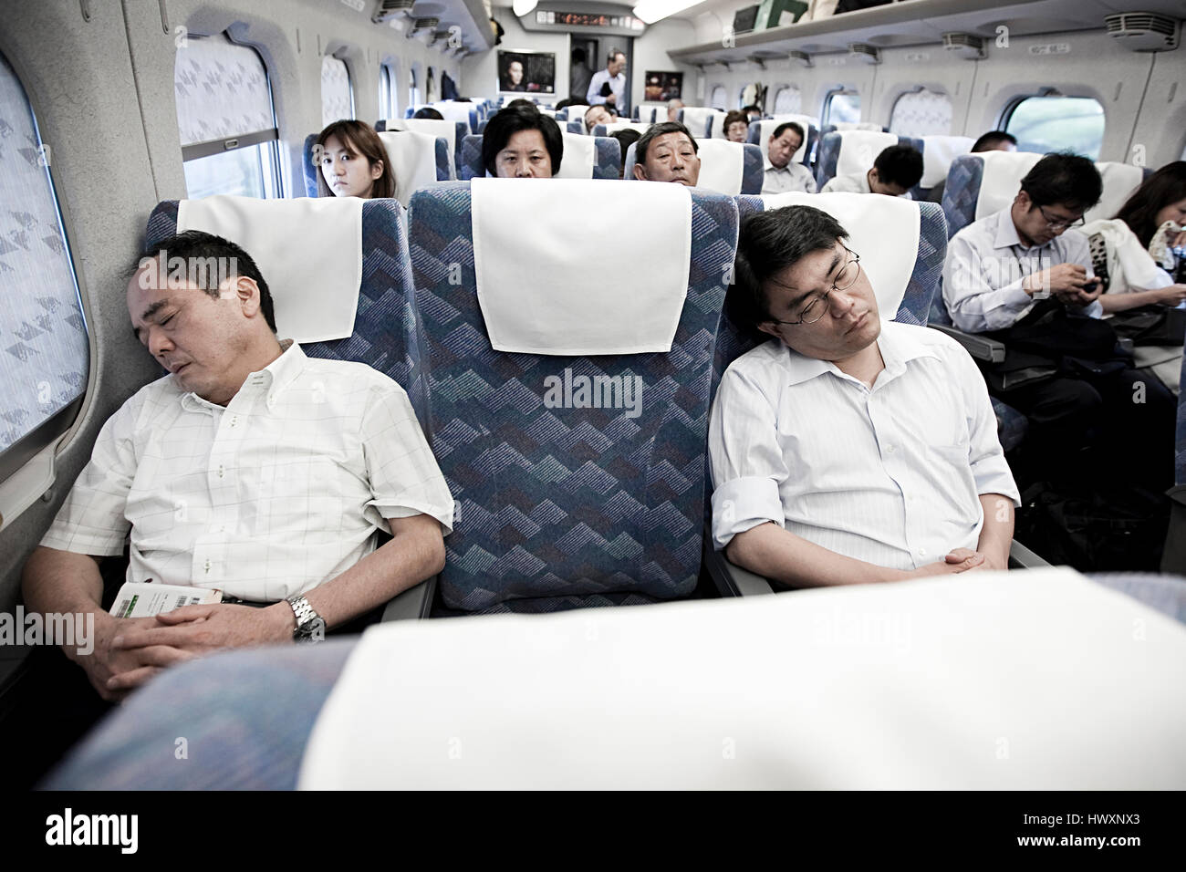 Sleeping train japan hi-res stock photography and images - Alamy