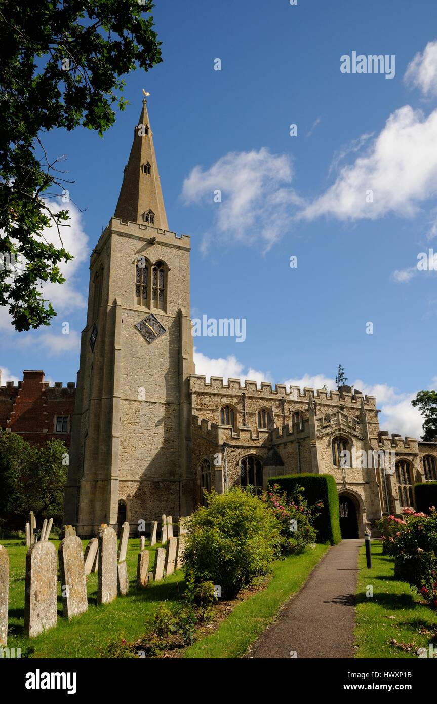 St Mary’s Church, Buckden, Cambridgeshire, dates mainly to the ...