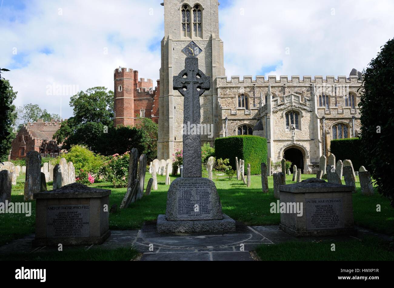 War Memorial, Buckden, Cambridgeshire Stock Photo - Alamy
