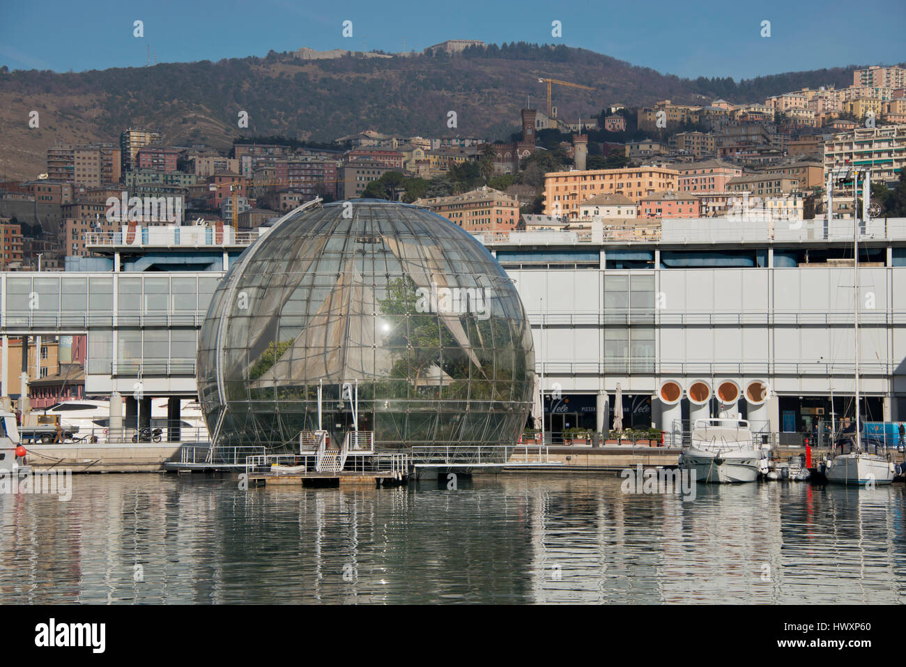 The Biosphere, biodiversity museum built in the ancient harbour of ...
