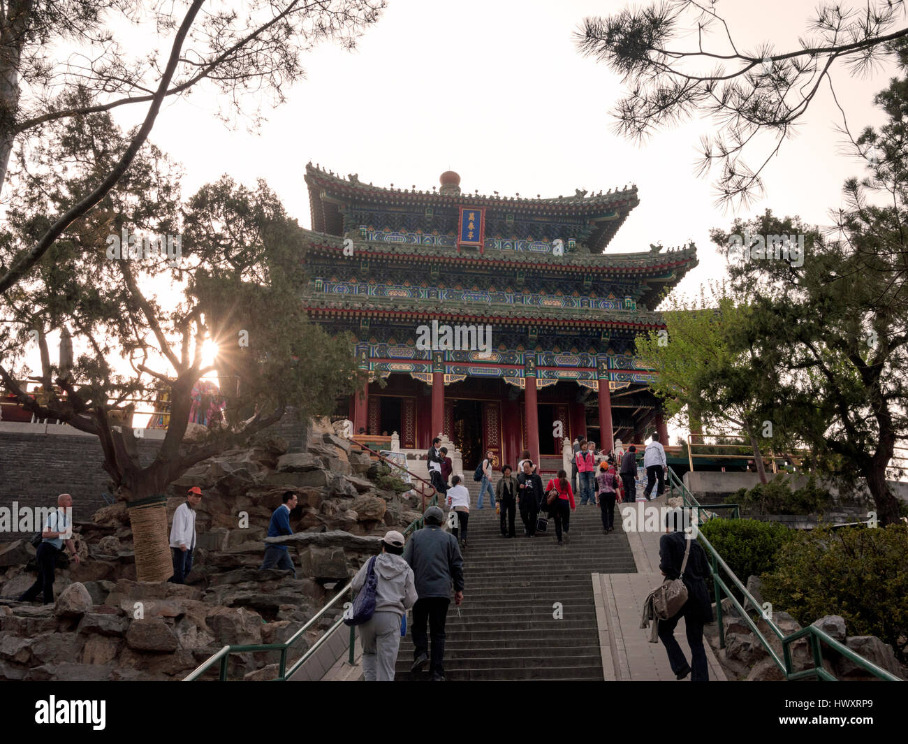 Jingshan Park, Beijing Stock Photo - Alamy