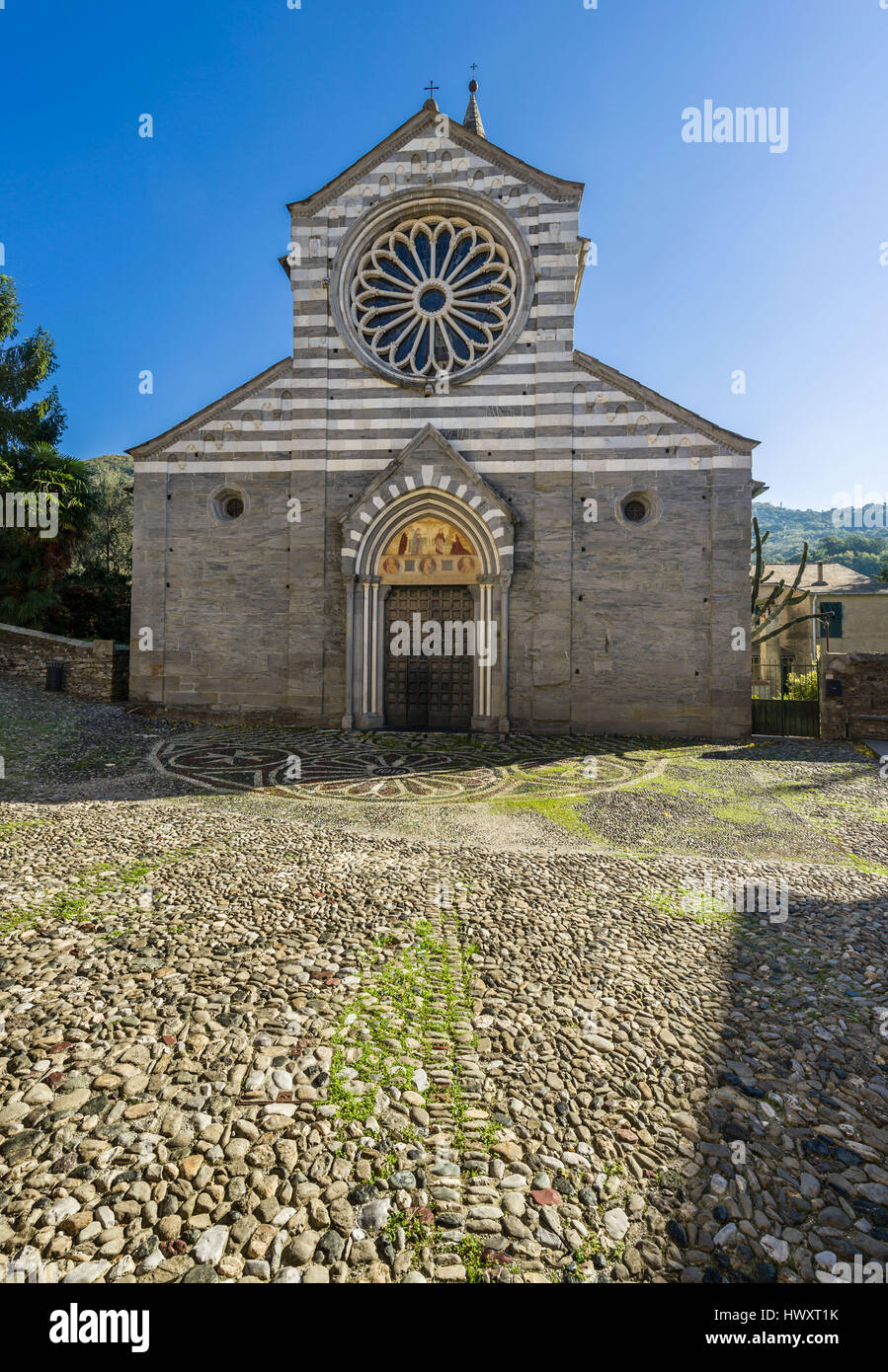 the ancient Basilica dedicated to the Fieschi Family situated in ...