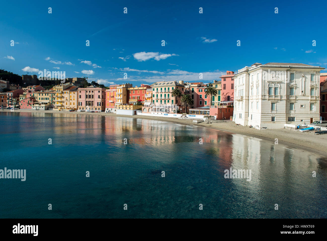 Wonderful view of the Baia del Silenzio in the typical village of ...