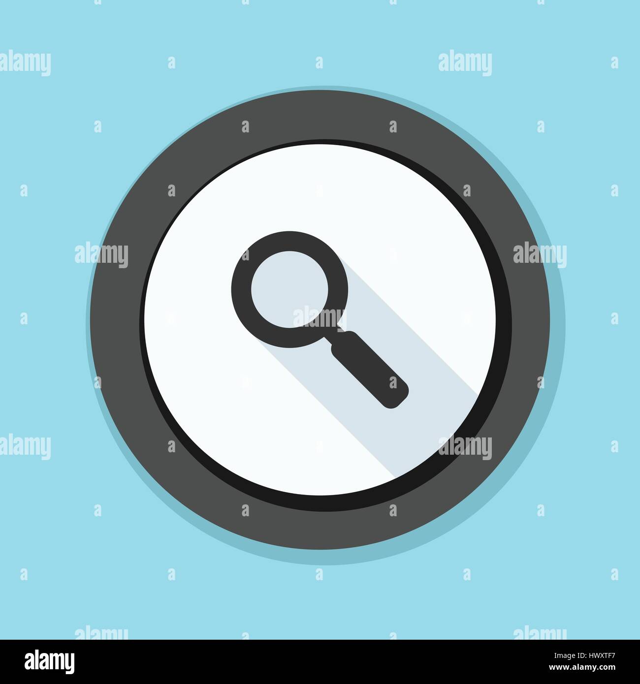 Search magnify glass button illustration Stock Vector Image & Art - Alamy