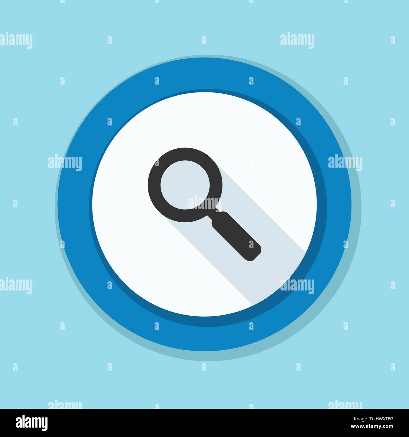 Search magnify glass button illustration Stock Vector Image & Art - Alamy